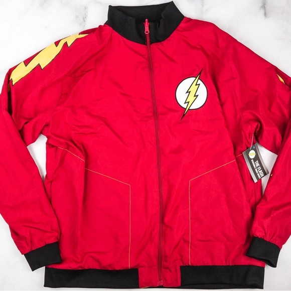 DC Comics | Jackets & Coats | Dc Comics The Flash Reversible Graphic ...